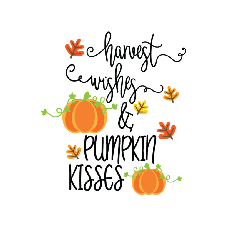 Harvest Wishes And Pumpkin Kisses - Crafty Canada Studio