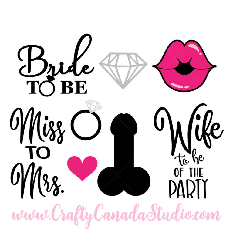 Bachelorette Party SVG Bundle - Crafty Canada Studio